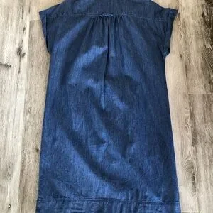 Chaps | Dresses | Chaps Dark Blue Denim Shirt Dress | Poshmark